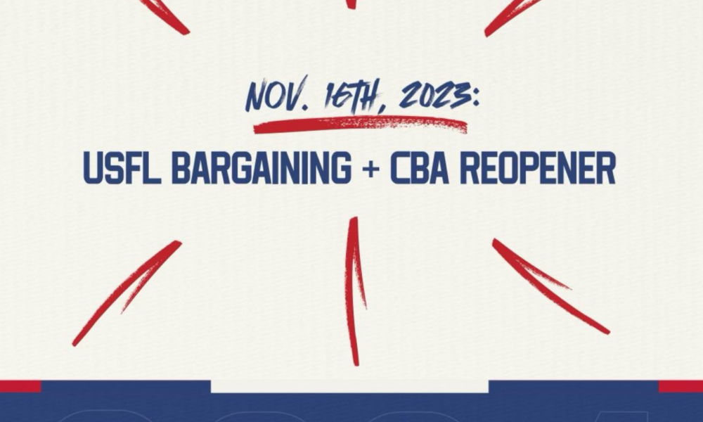 USFLPA Kicks Off CBA Talks, Eyes XFL Merger Clues